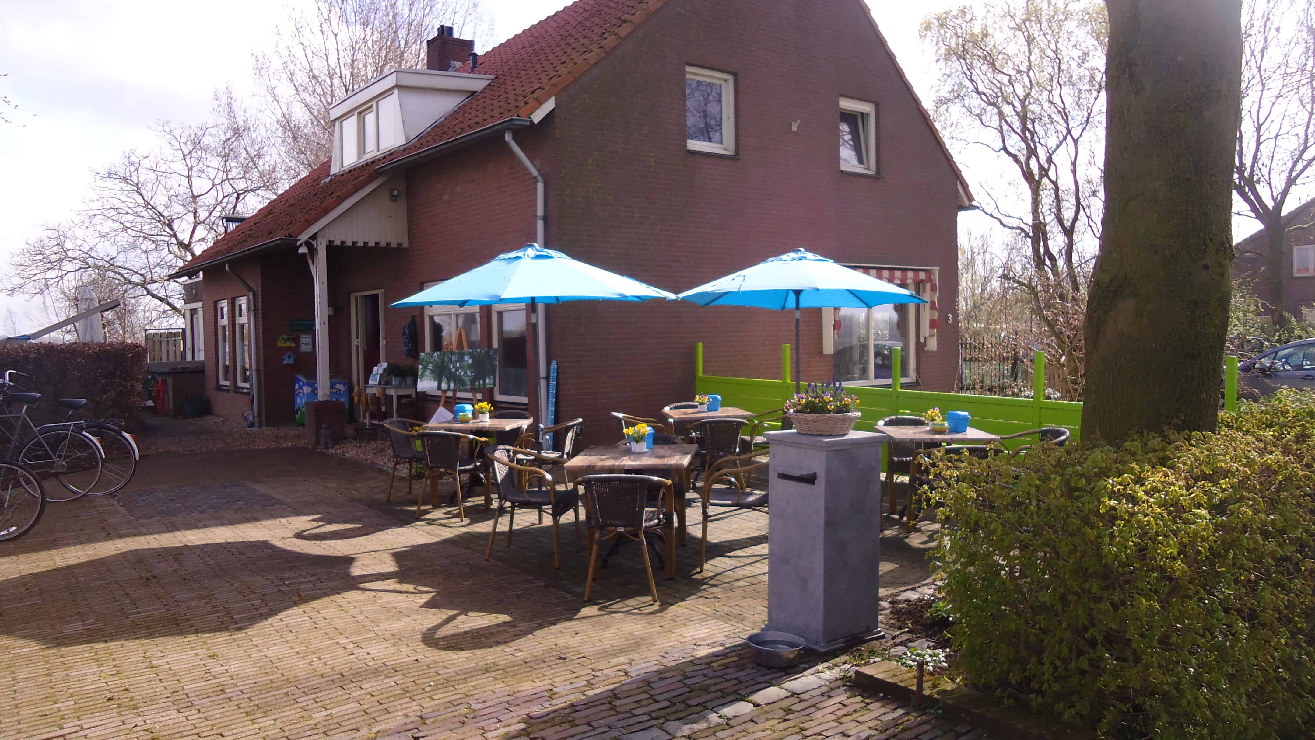 Terras - Minicamping de Maasakker